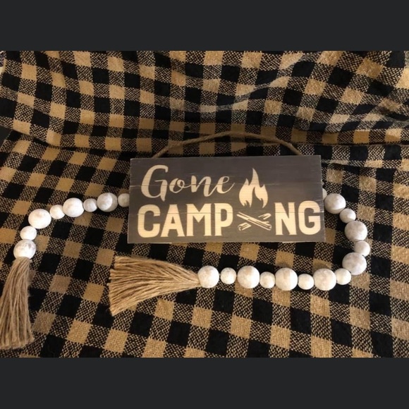 Chalk Couture | Wall Decor | Gone Camping Sign | Poshmark